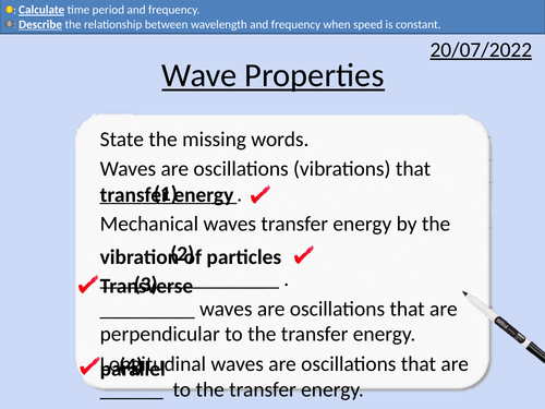 GCSE Physics: Wave Properties | Teaching Resources