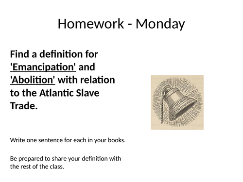 Slavery - America's differing views | Teaching Resources