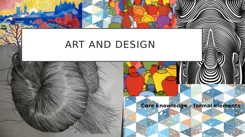 Formal Elements Introduction Teaching Resources