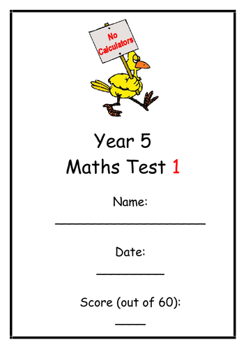 Y5 Maths Tests - 3 End of Term Tests | Teaching Resources