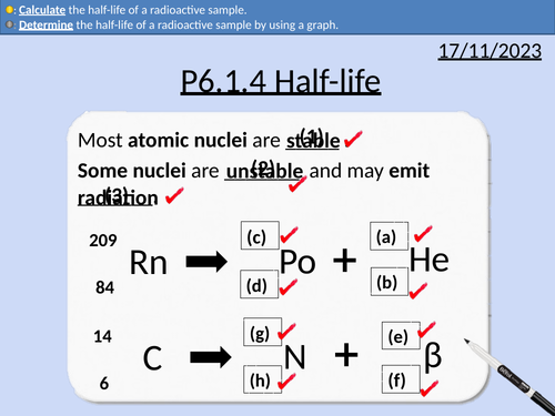 GCSE Physics: Half-life | Teaching Resources GCSE Physics: Half-life | Teaching Resources