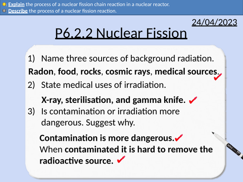 GCSE Physics: Nuclear Fission | Teaching Resources