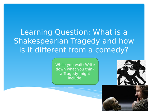 Exploring Shakespeare lesson 2 | Teaching Resources