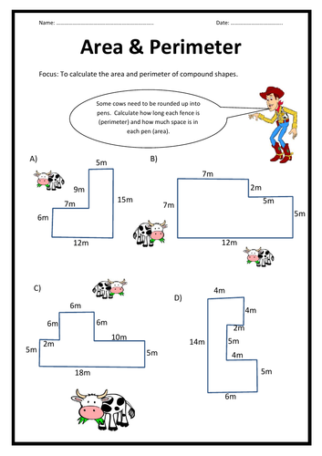 Area and Perimeter of Compound Shapes | Teaching Resources