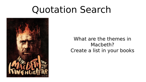 Macbeth Revision Cards | Teaching Resources