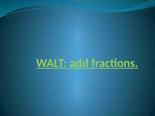 Year 4 adding and subtracting fractions. | Teaching Resources
