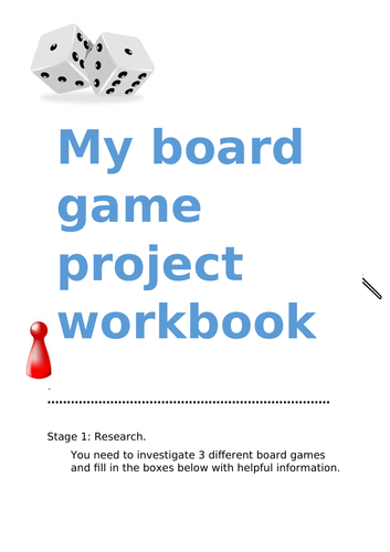 Board games project | Teaching Resources