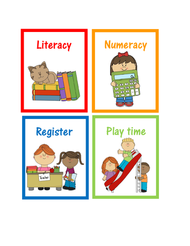 Visual Timetable | Teaching Resources