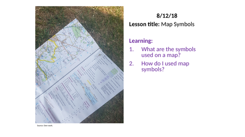 Map symbols | Teaching Resources