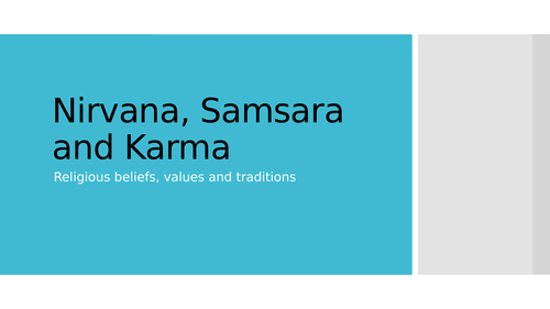 Nirvana, Samsara and Karma | Teaching Resources