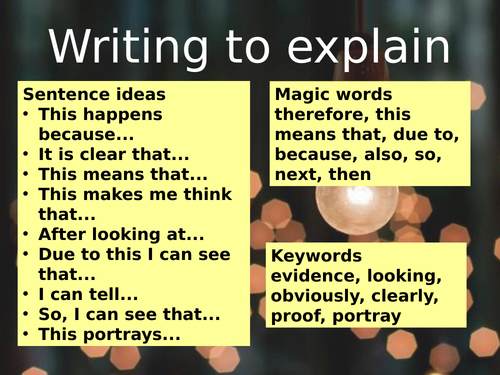 Types of Writing Vocab Sheets | Teaching Resources