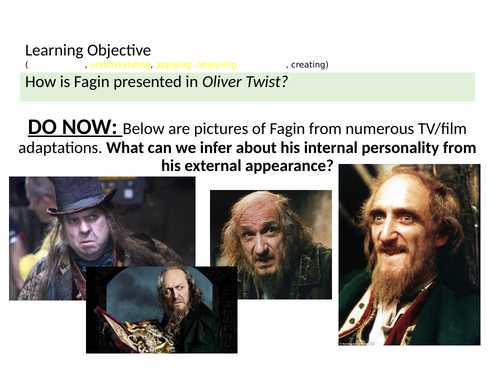 OLIVER TWIST - Character of Fagin | Teaching Resources OLIVER TWIST - Character of Fagin | Teaching Resources