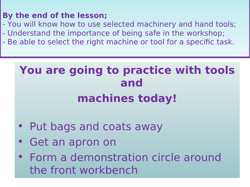 Yr7 First PD Practical Lesson | Teaching Resources