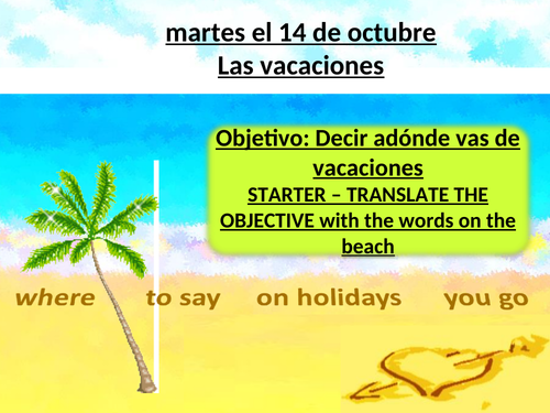 Spanish Holidays, IR present and past | Teaching Resources