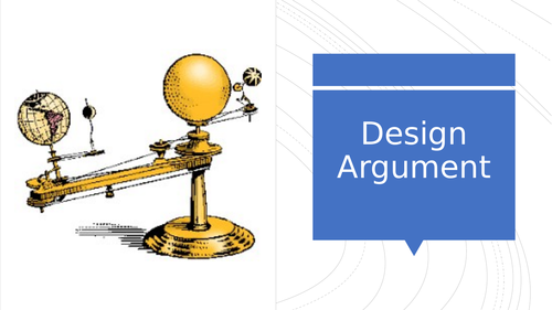 Design argument | Teaching Resources