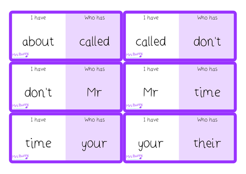 Phase 5 Loop Cards | Teaching Resources