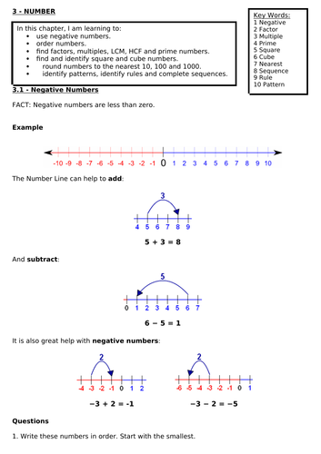 Northern Ireland Maths: Numbers Unit: Workbooks and Support Materials ...