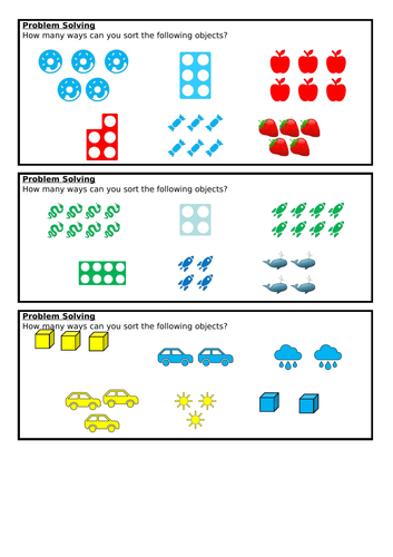 Sorting Objects, Autumn Block 1, Year 1 | Teaching Resources Sorting Objects, Autumn Block 1, Year 1 | Teaching Resources