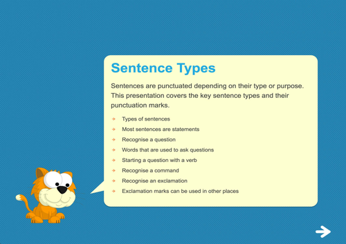 Sentence Types Teaching Presentation - Year 2 Spag | Teaching Resources