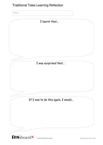 Learning Reflection Template - KS1 Literacy | Teaching Resources Learning Reflection Template - KS1 Literacy | Teaching Resources