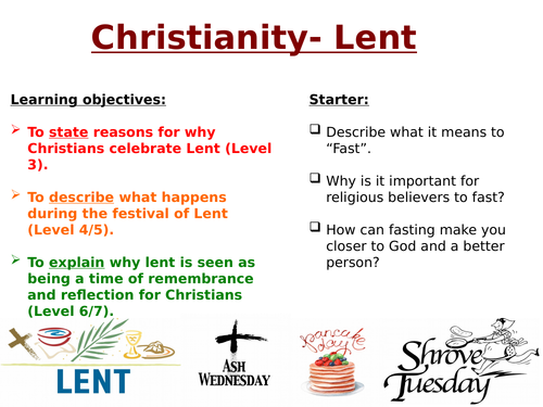 Christianity - Lent | Teaching Resources