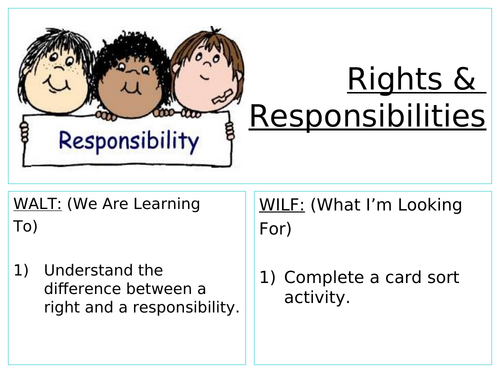 Rights and Responsibilities | Teaching Resources
