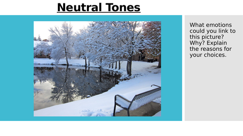 Neutral Tones (Love and Relationships) | Teaching Resources