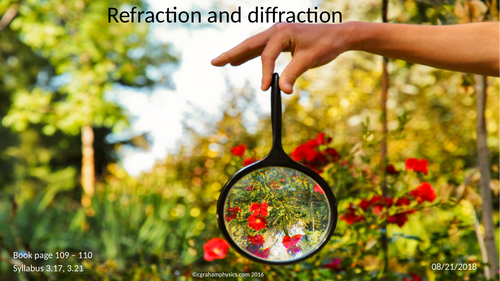 Unit 3 Waves Lesson 6 Refraction and diffraction Edexcel IGCSE Physics ...