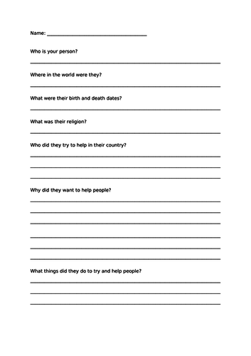 Prejudice Individual Assessment/Activity | Teaching Resources