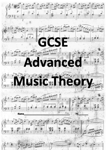 GCSE Music Theory Workbook | Teaching Resources