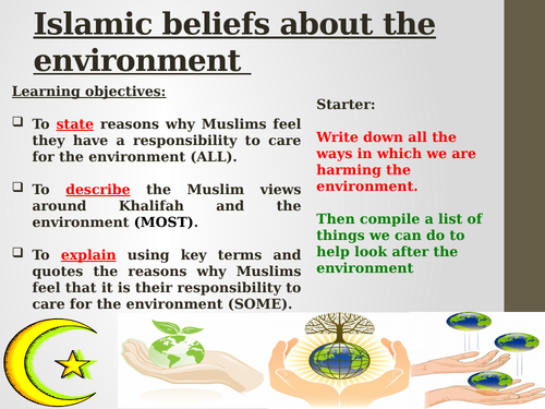 Islamic belief about the environment | Teaching Resources