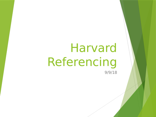 Harvard referencing guide for Btec students | Teaching Resources Harvard referencing guide for Btec students | Teaching Resources
