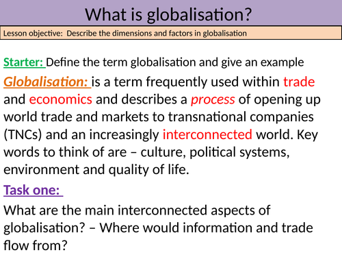 Global systems and global governance | Teaching Resources