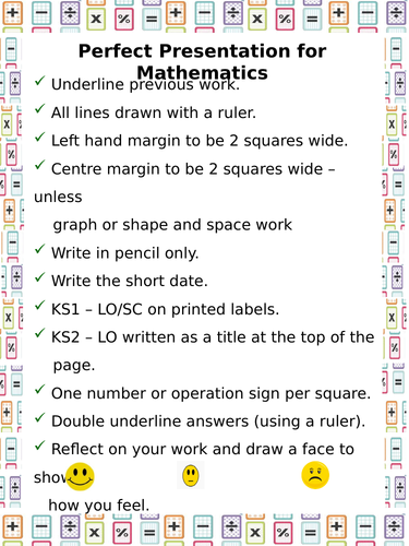 Maths perfect presentation | Teaching Resources