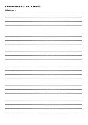 writing-horror-story-teaching-resources