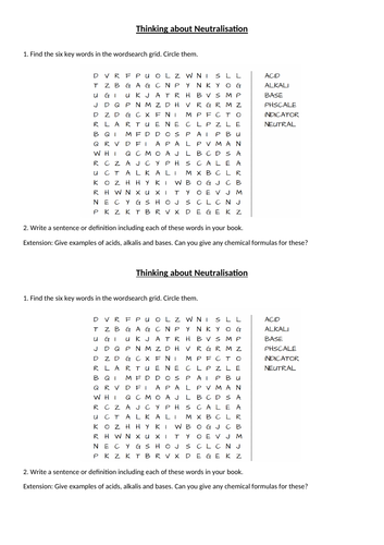 C5.7 Neutralisation & pH scale AQA GCSE Chemistry / Trilogy, fun ...