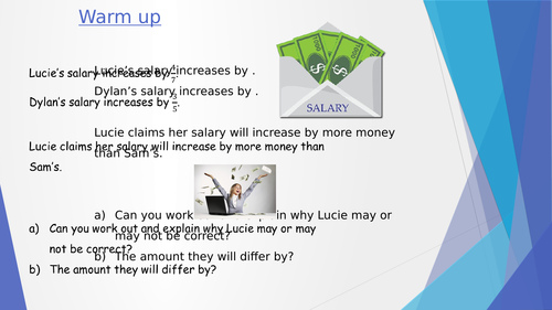 KS3 Lesson Powerpoint - Fractions (Improper & Mixed Numbers) | Teaching ...