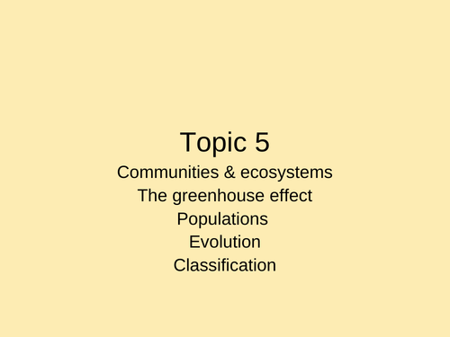 Biology IB Ecosystems Powerpoint | Teaching Resources