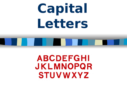 Capital Letters and Full Stops - P/Point & 3 worksheets | Teaching ...
