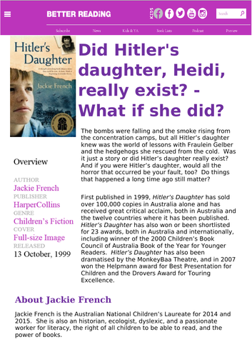 Ezine article - Did Hitler's daughter, Heidi, really exist? | Teaching ...
