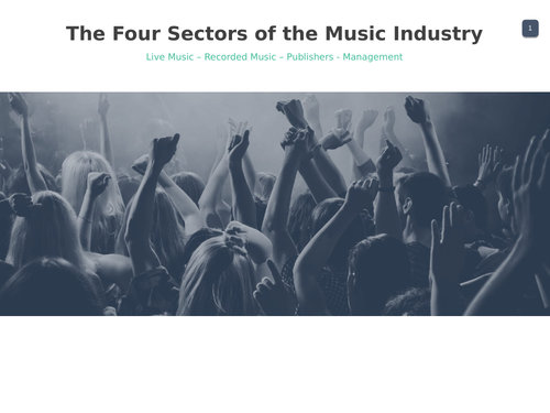 Unit 39: The Sound & Music - The Four Sectors (PowerPoint & Assignment ...