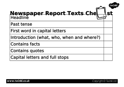 Percy Jackson and The Lightening Thief - Newspaper Report and ...