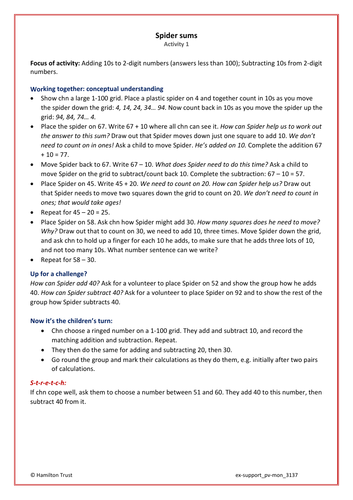 Understand place value in 3-digit numbers - Extra Support Activity ...