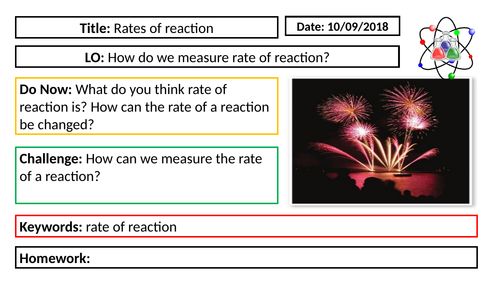 AQA GCSE Chemistry New Specification - C6 Measuring the rate of ...