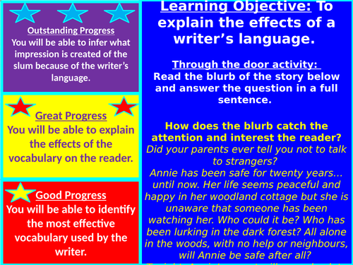 Language and Structure | Teaching Resources