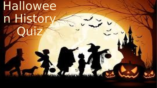 Halloween History Quiz | Teaching Resources