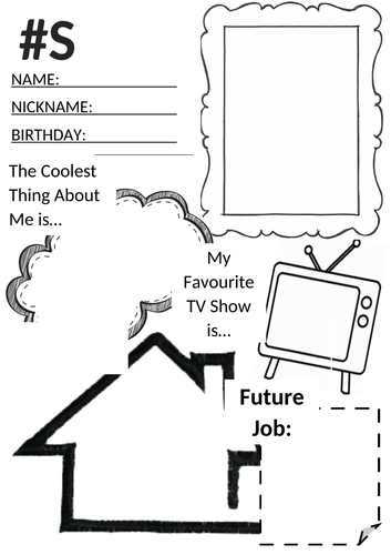 Selfie Worksheet | Teaching Resources