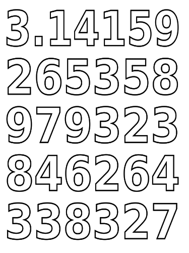 Pi Coloring Page | Teaching Resources