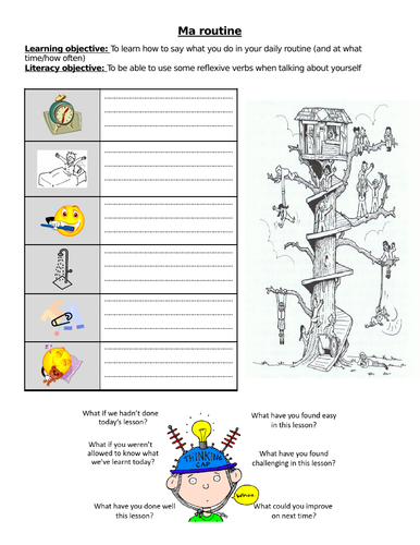 Ma routine | Teaching Resources