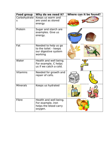 Food Group & Source Card Sort | Teaching Resources